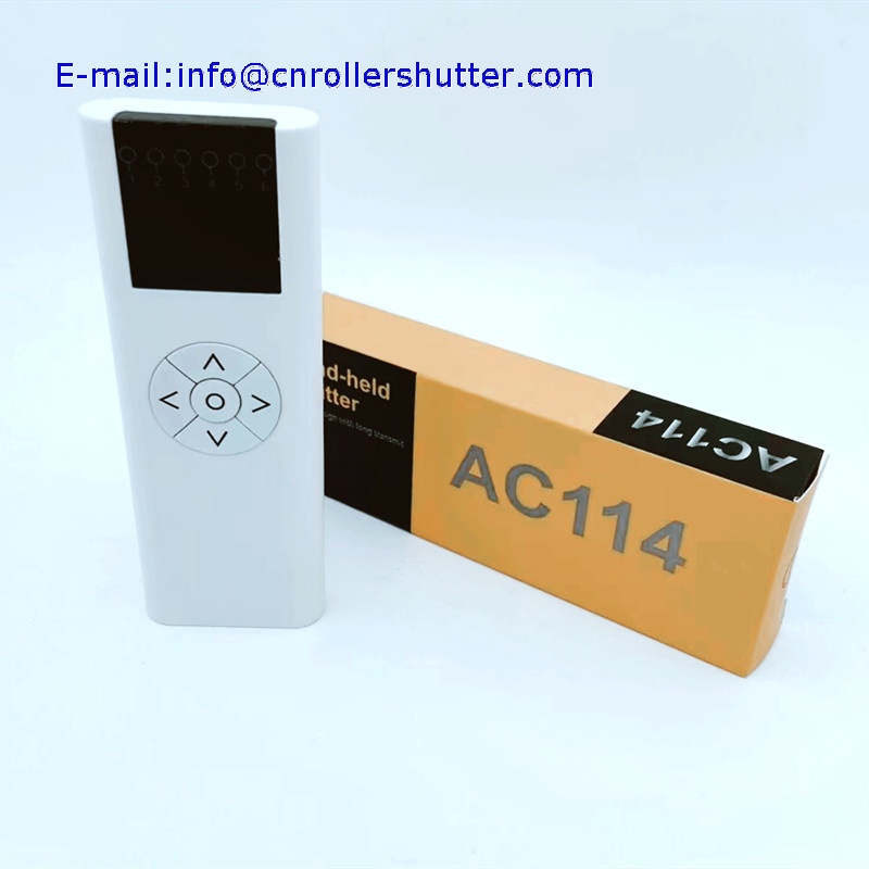 AC114-01B Persiana enrollable Control remoto Transmisor RF