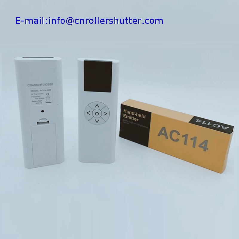 AC114-02B Roller Shutter Remote control RF Transmitter