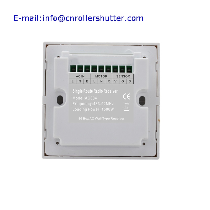 AC304 86 Size Wall type Receiver for AC Tubular Motor