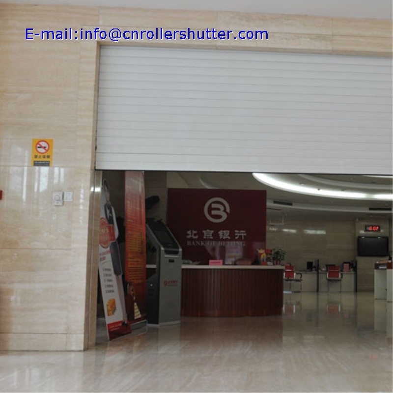 Rolling shutter aluminum automatic Door for Bank