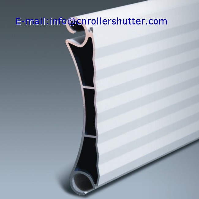 78mm double layer slat for aluminum roller shutter door