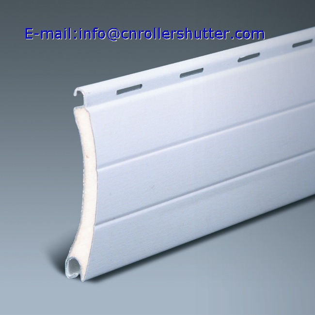 39mm double layer foam slat for aluminum roller shutter door