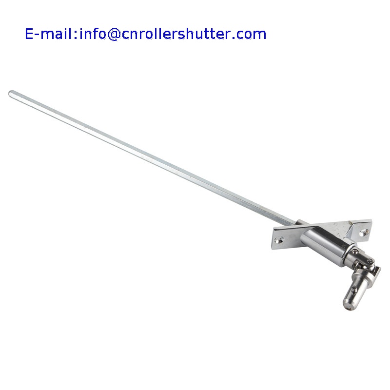 Manual operated roller shutter handle crank with hook